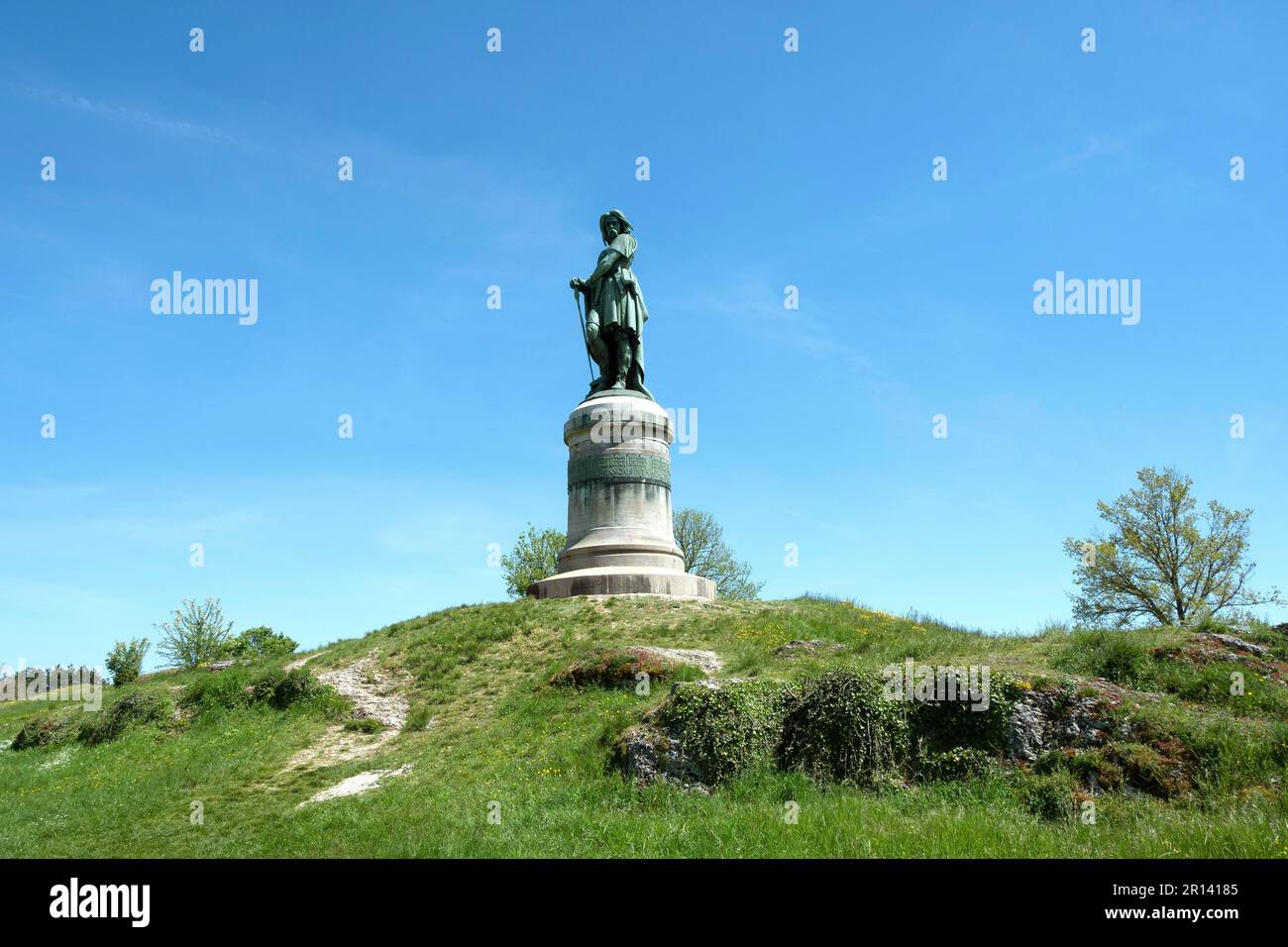 Alise Sainte Reine, Vercingetorix monumental statue by the sculptor ...