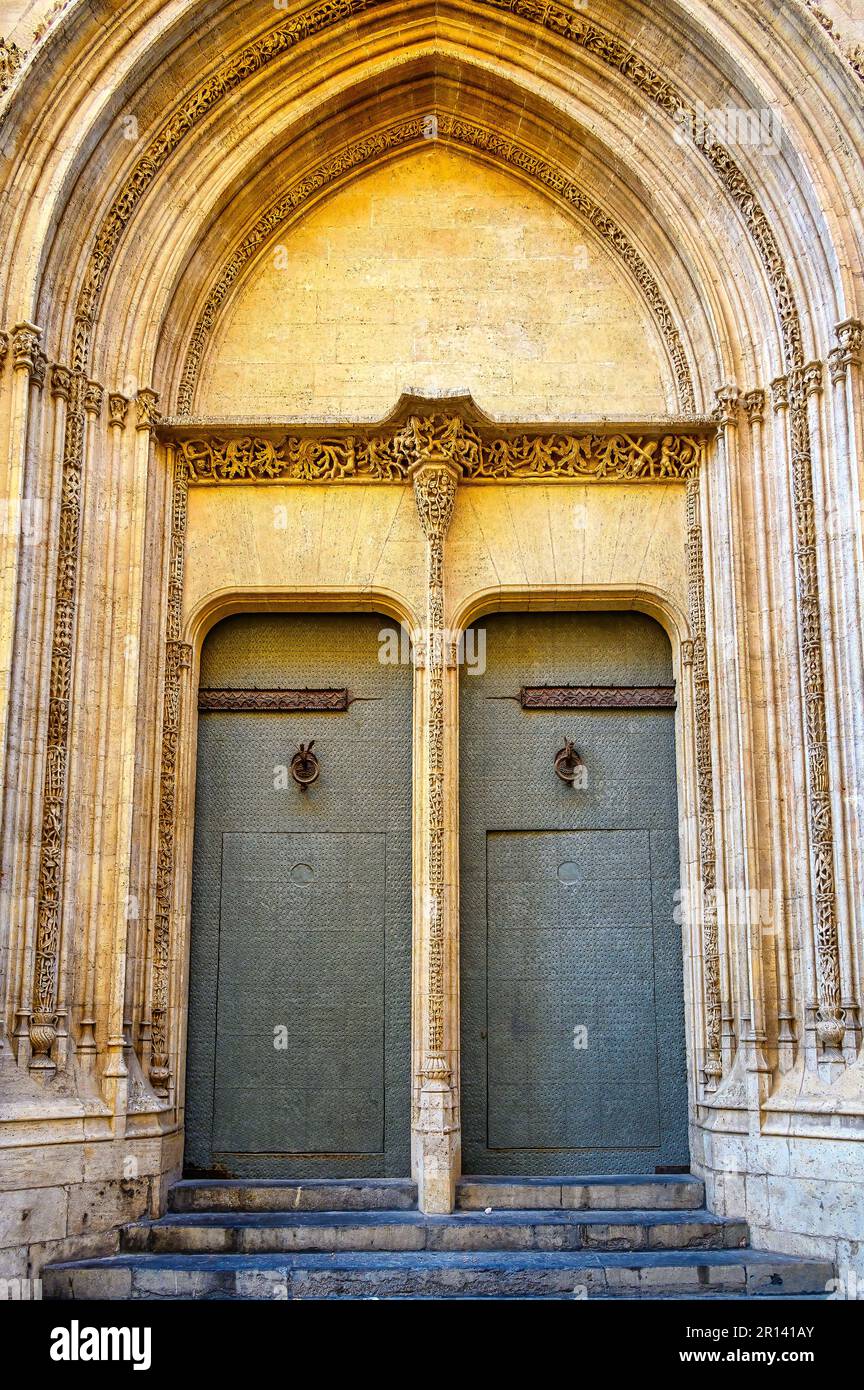 Lonja de la Seda. Ancient Architecture in Valencia, Spain Stock Photo ...