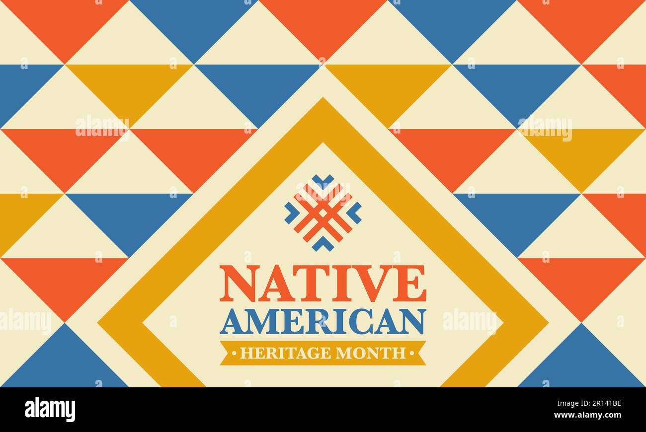 Native American Heritage Month in November. American Indian culture ...