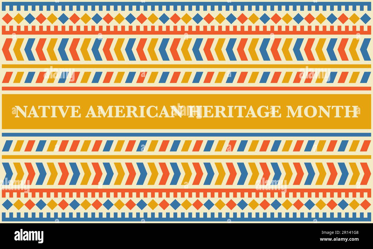 Native American Heritage Month in November. American Indian culture ...