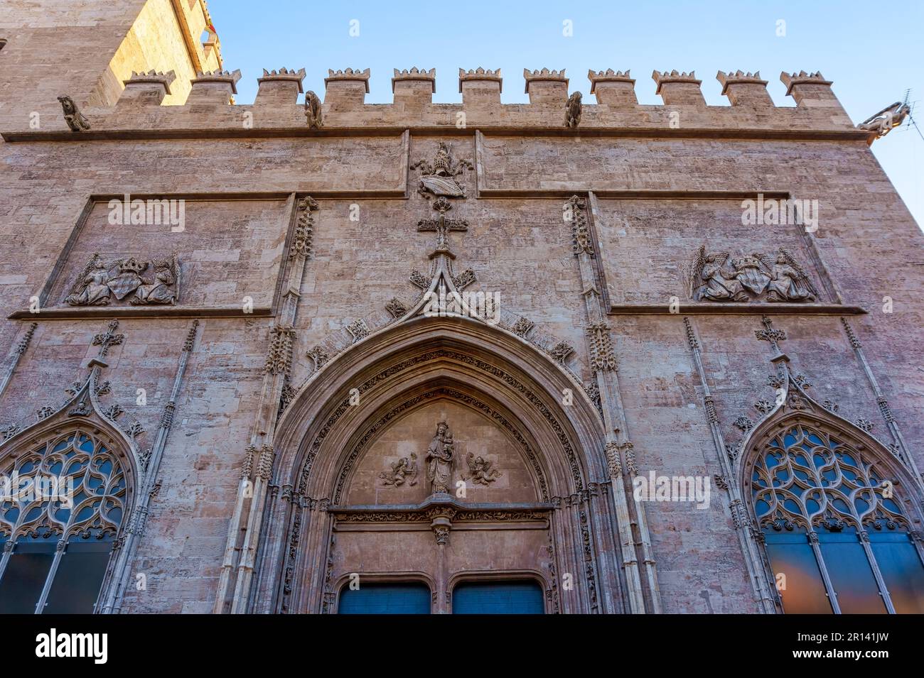 Valencia la lonja view hi-res stock photography and images - Alamy
