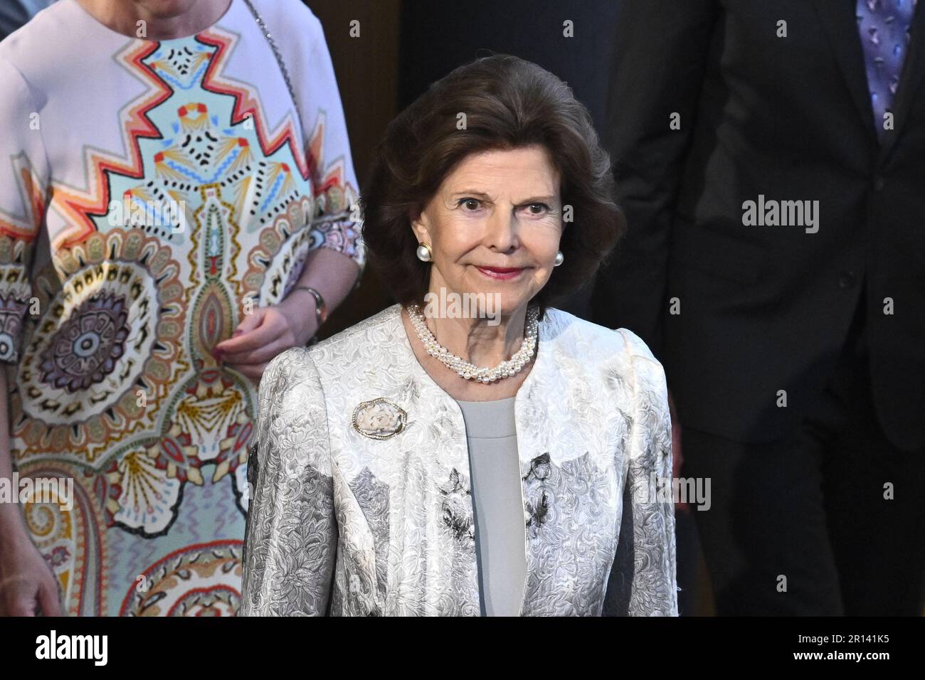 Queen Silvia arrives to the award ceremony of the Crafoord Prize at the ...