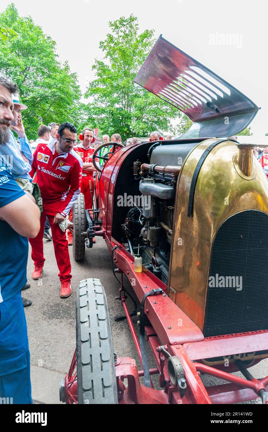 Fiat S76, nicknamed "The Beast of Turin", at the Goodwood Festival of ...