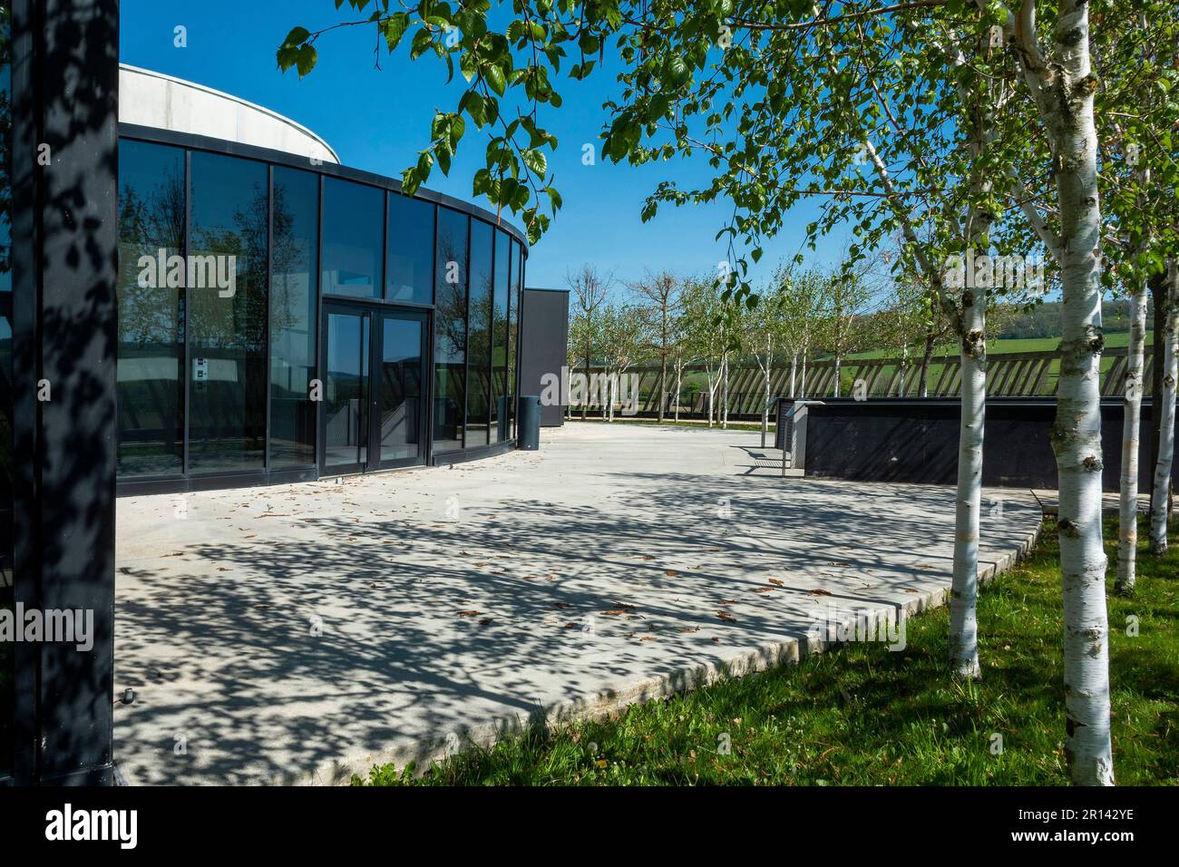 Alise-Sainte-Reine. Cotre d'Or department. The terraces of MuseoParc d ...