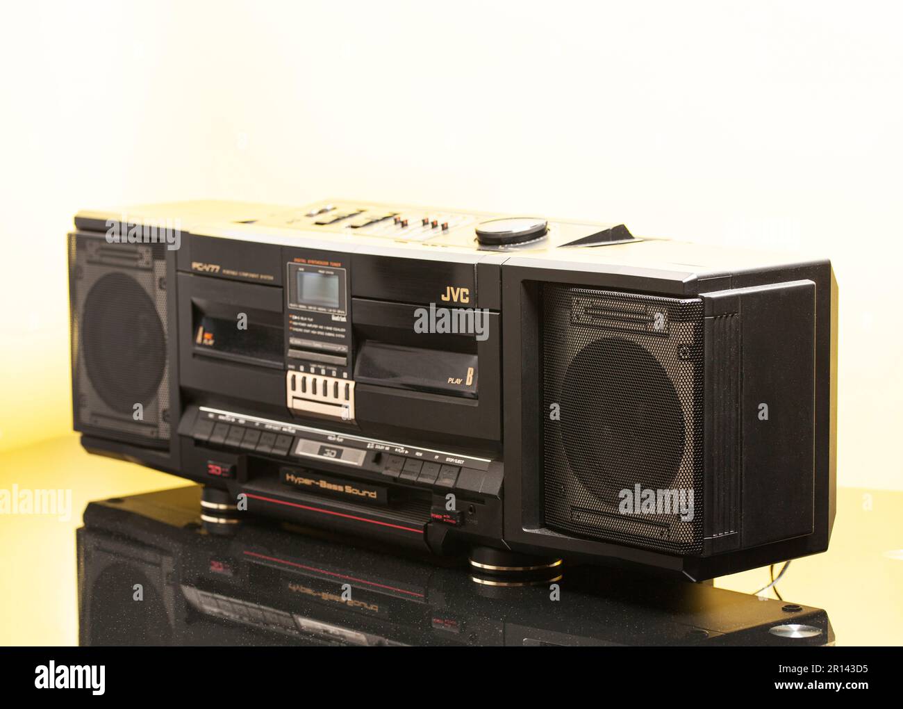 Moscow, Russia, May 9 2023: JVC PC-V77 Portable system component Stock ...