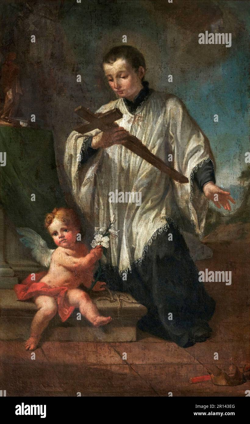 S. Luigi Gonzaga - olio su tela - Sante Cattaneo - 1804 - Castegnato ...