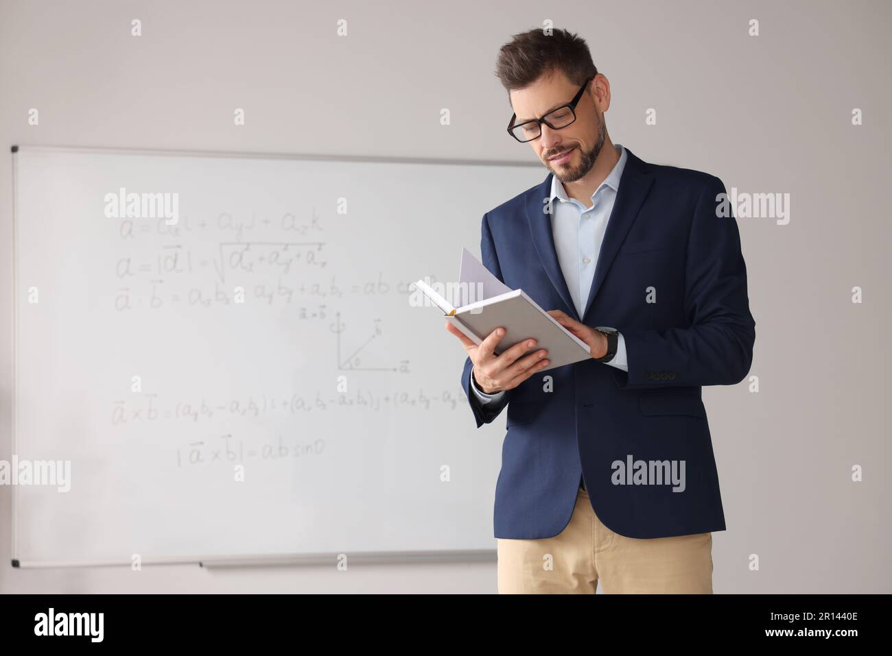 Math teacher whiteboard hi-res stock photography and images - Alamy