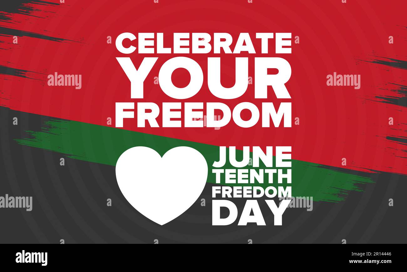 Juneteenth Independence Day. Freedom, Emancipation day. Annual american ...