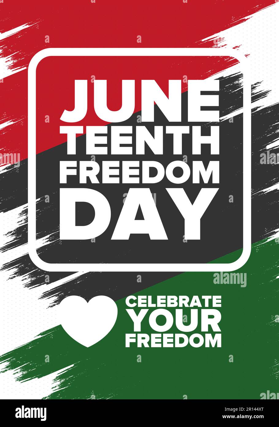 Juneteenth Independence Day. Freedom, Emancipation day. Annual american ...