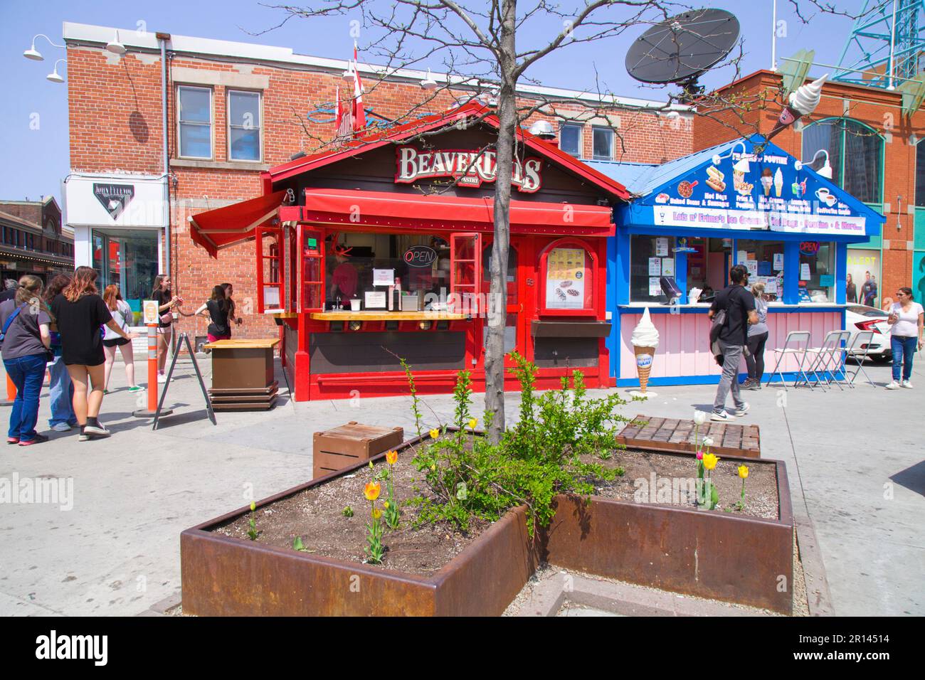 Canada, Ontario, Ottawa, Byward Market, street scene, people Stock ...