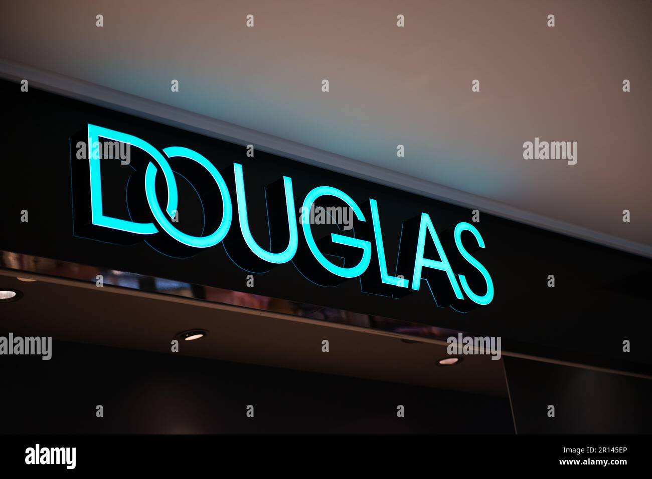 Siedlce, Poland - July 26, 2022: Douglas perfume store in shopping mall ...