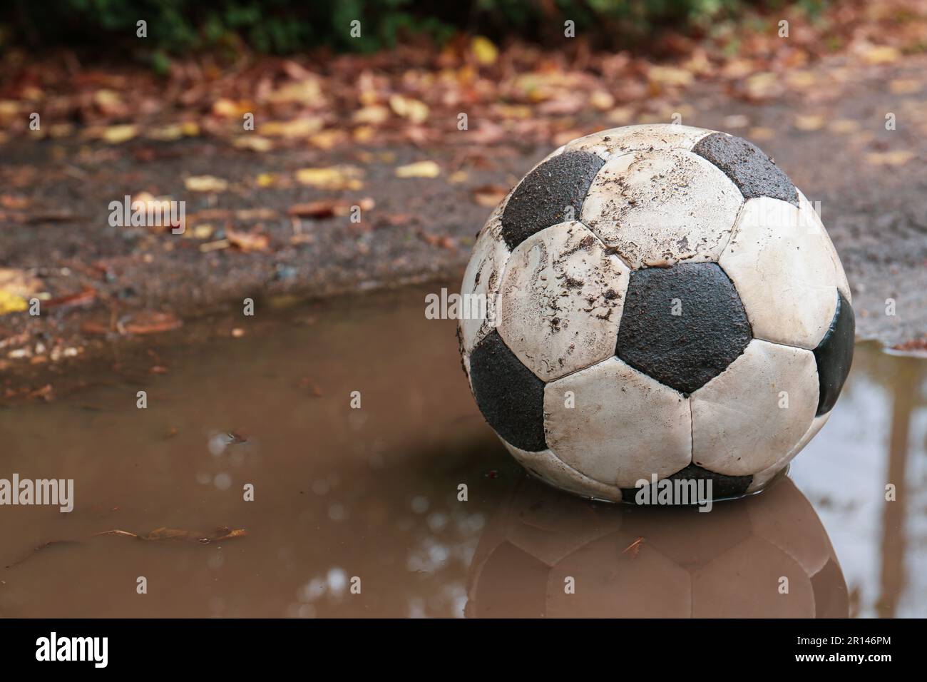 Muddy wet football ground hi-res stock photography and images - Alamy
