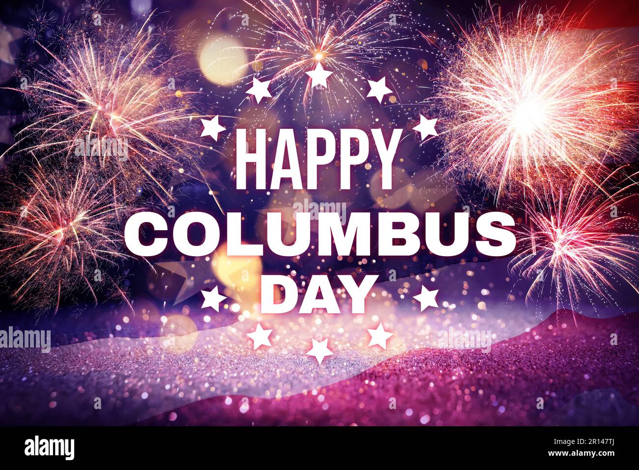 Columbus day text effect hi-res stock photography and images - Alamy
