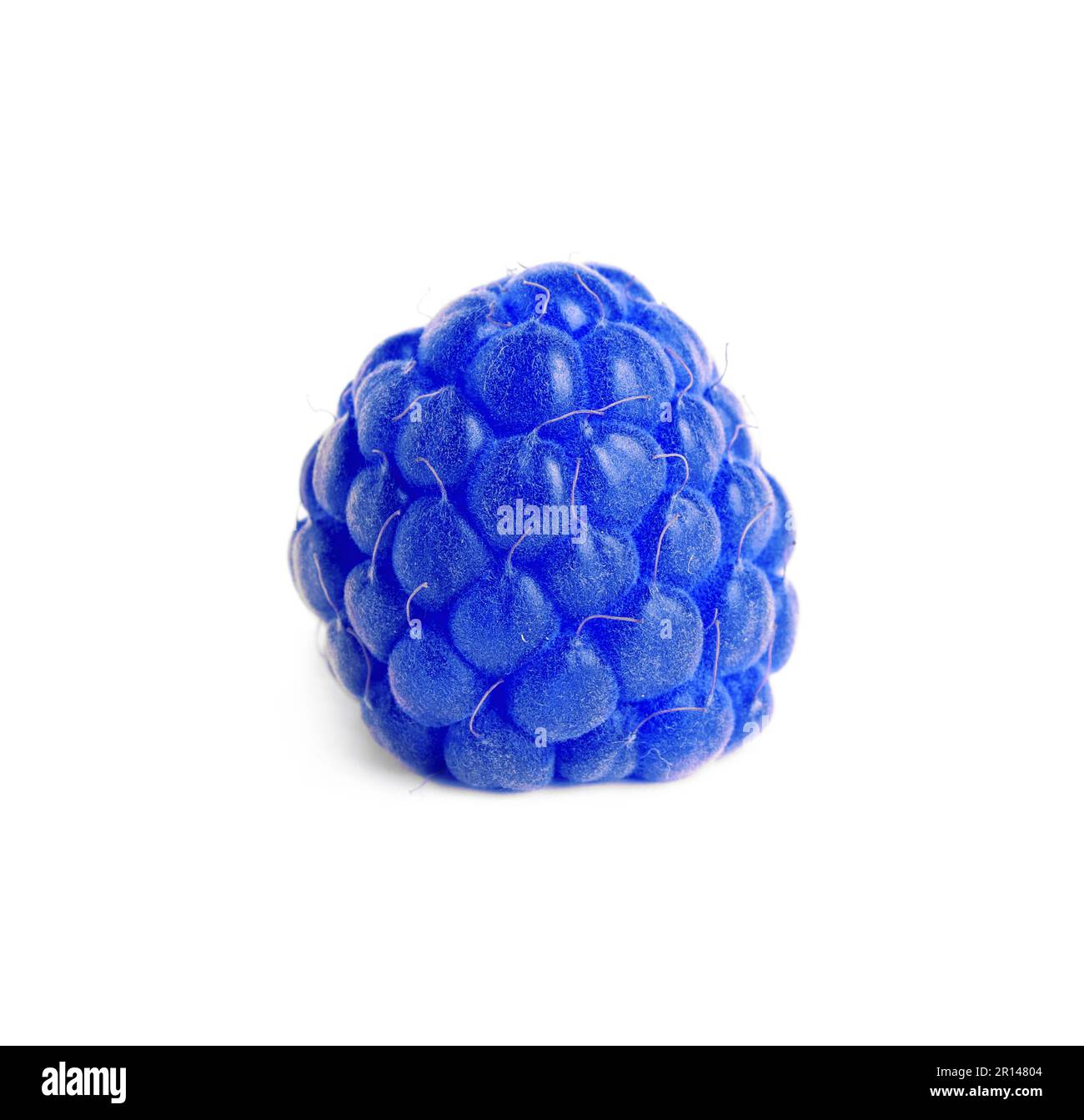 Fresh tasty blue raspberry isolated on white Stock Photo - Alamy