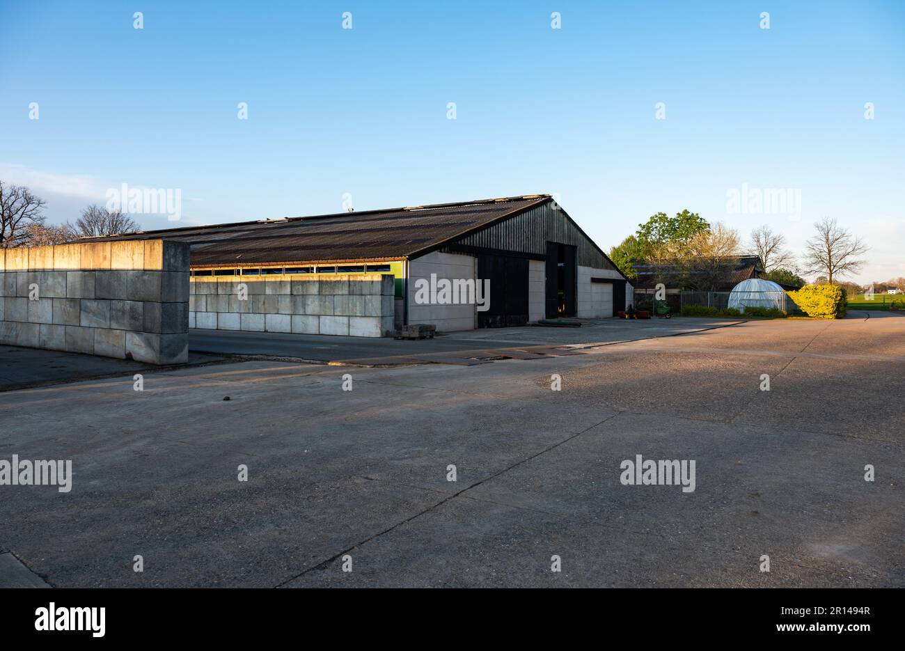 Meerhout, Antwerp Province, Belgium - April 25, 2023 - Storage houses ...