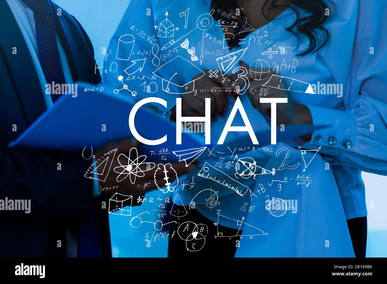 Education technology concept. EdTech. AI. Artificial Intelligence Stock ...