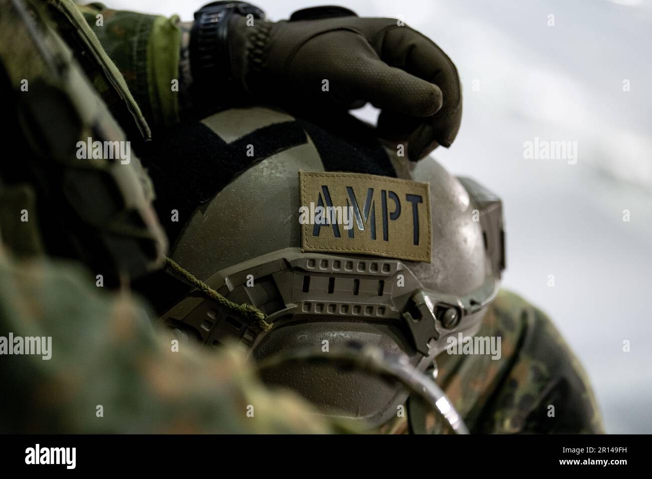 Berlin, Germany. 11th May, 2023. An Air Mobile Protection Team (AMPT ...
