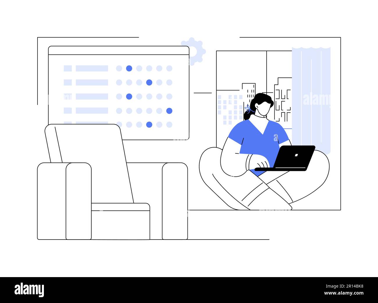 Online survey abstract concept vector illustration Stock Vector Image ...