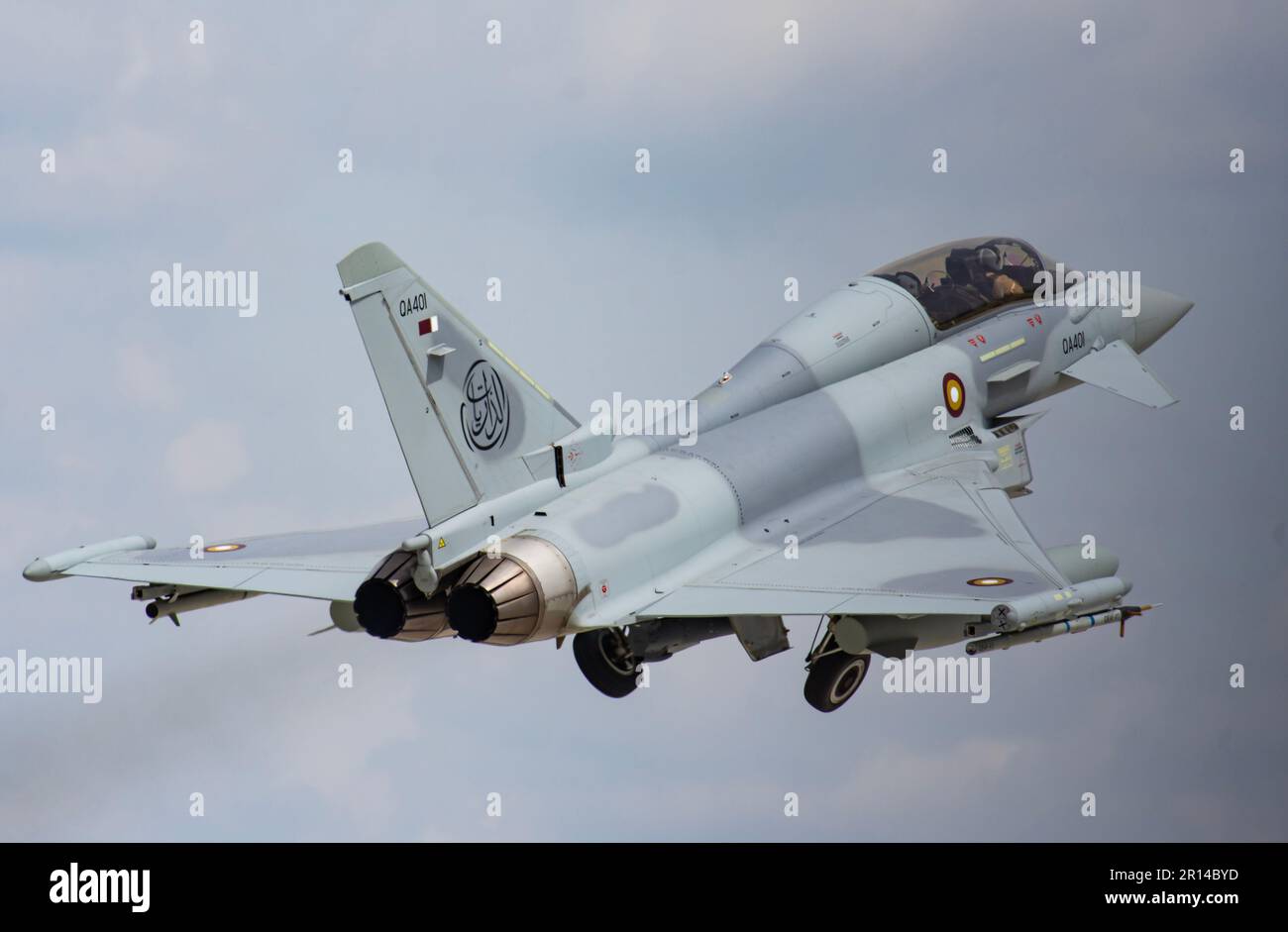 QEAF Eurofighter Typhoon during Anatolian Eagle Exercise 🇶🇦🇹🇷. QEAF is ...