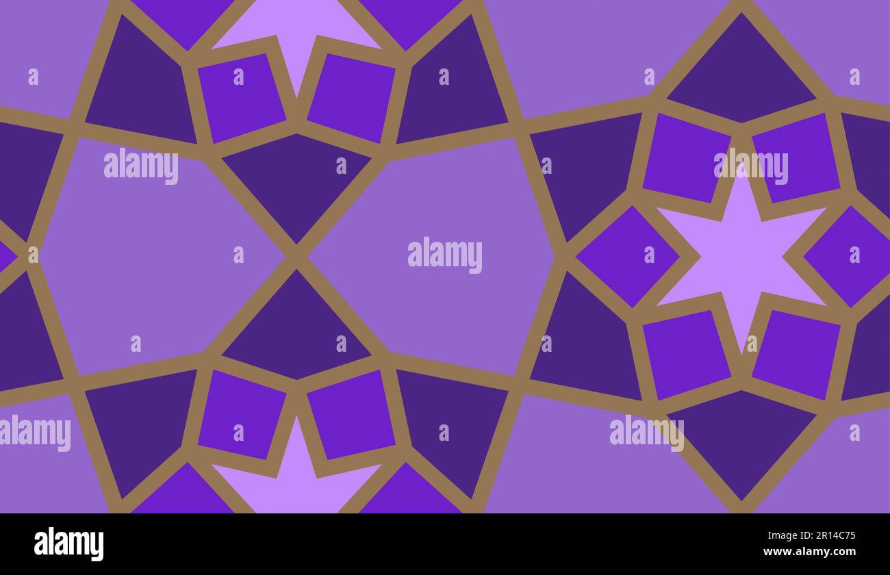 Arabic seamless girih pattern with classic islamic culture ornament ...