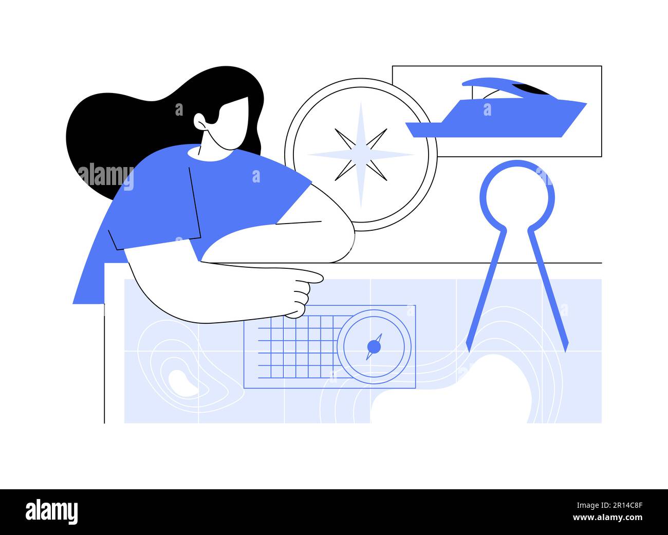 Navigation theoretical course abstract concept vector illustration ...