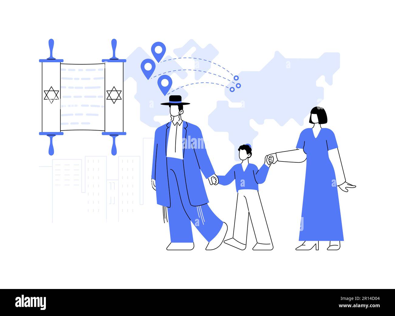 Diaspora abstract concept vector illustration Stock Vector Image & Art ...