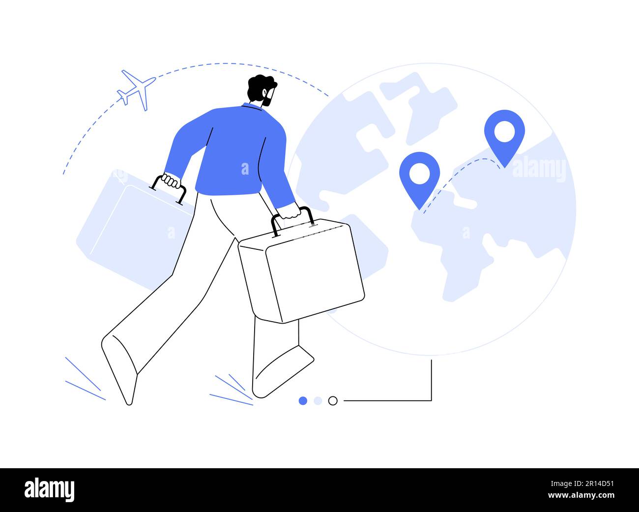 Emigration abstract concept vector illustration Stock Vector Image ...