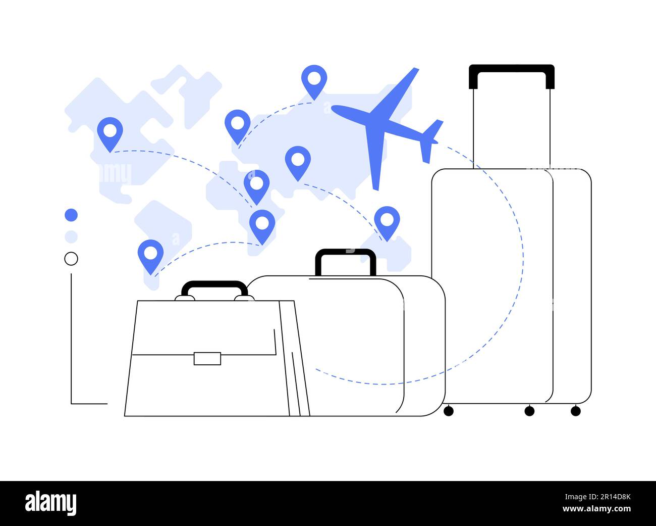 Migratory movement abstract concept vector illustration Stock Vector ...