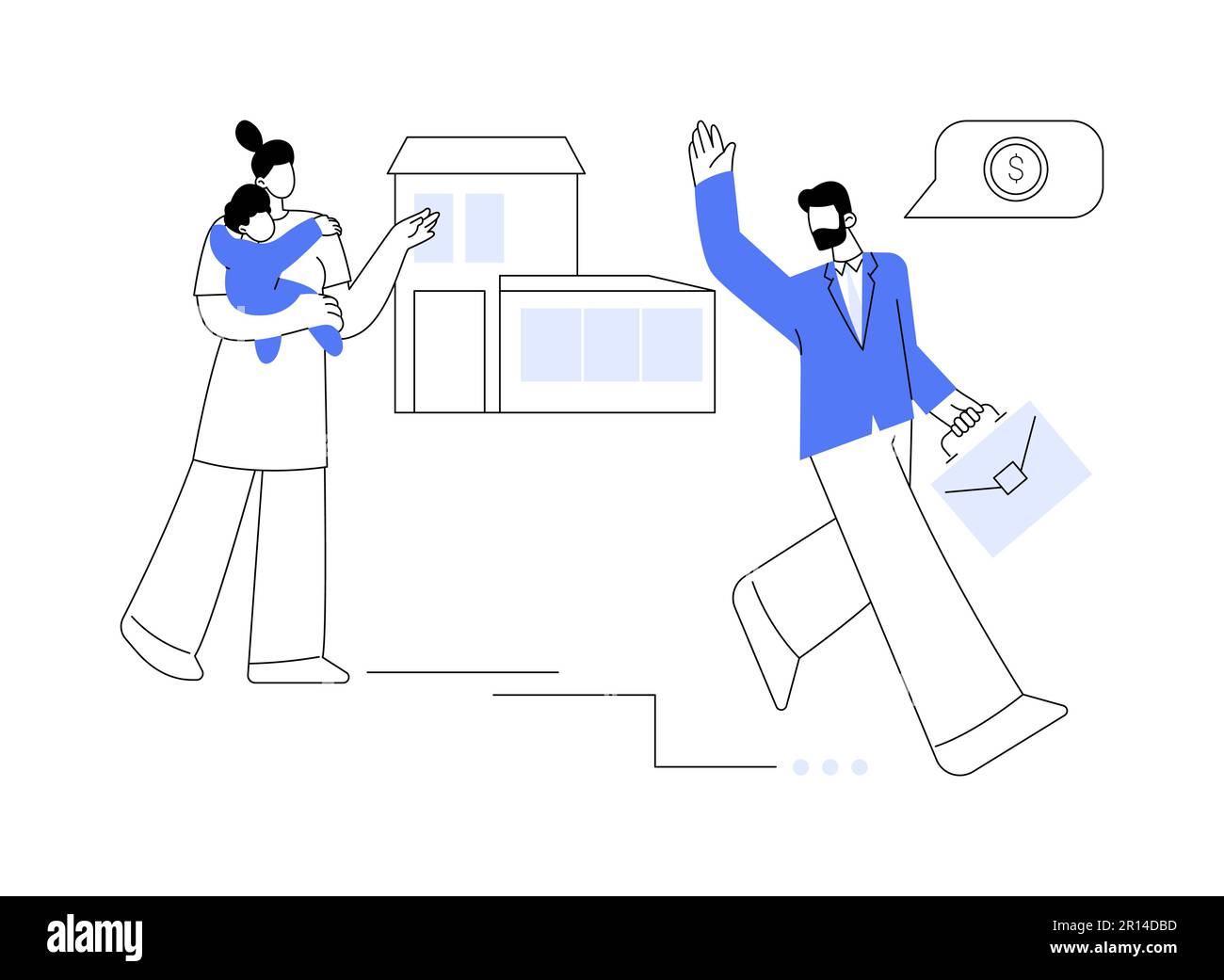 Breadwinner abstract concept vector illustration Stock Vector Image ...