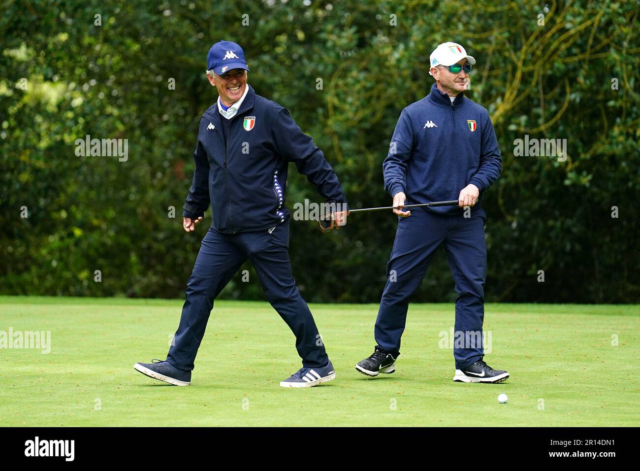 Stefano Palmieri on the 5th green during day two of The G4D Open at ...