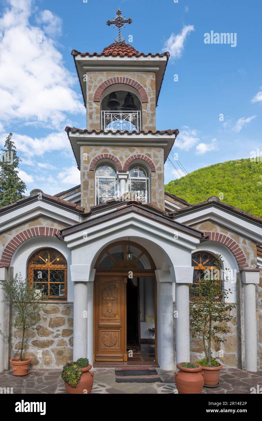Spring view of Vrachesh Monastery, dedicated to Holy Forty Martyrs of ...