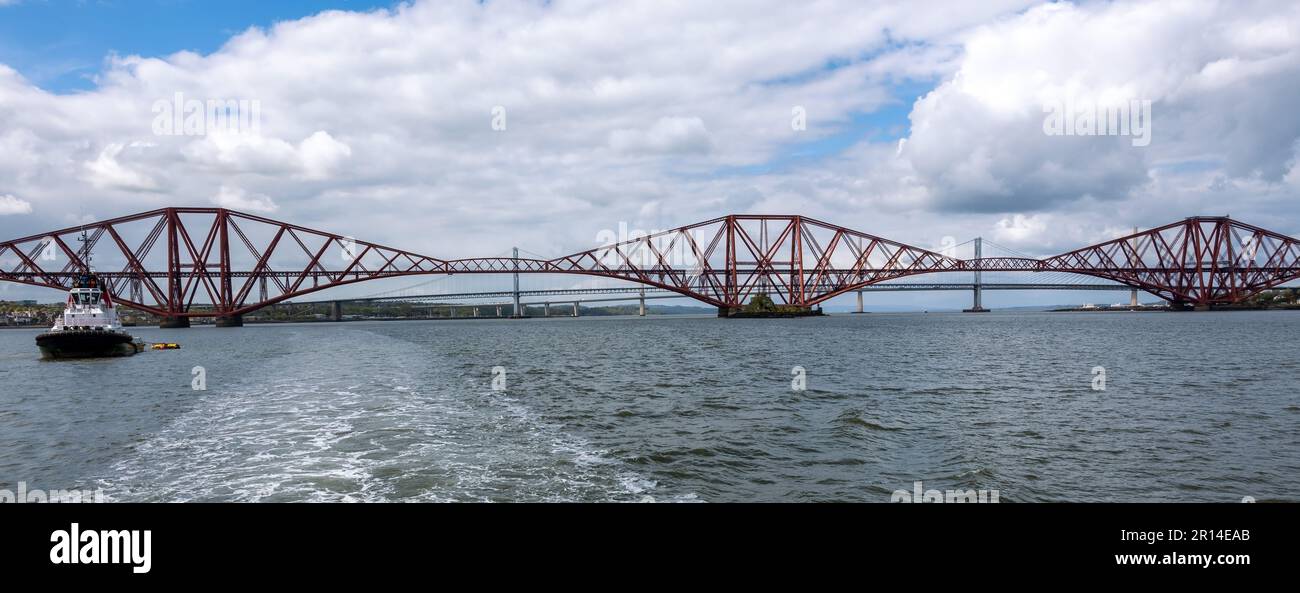 Forth Bridge was built in the 19th Century for rail travel between the ...