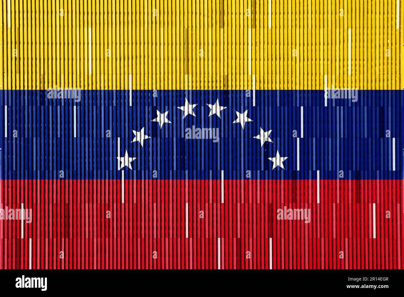 Flag of the Venezuela on a textured background. Concept collage Stock ...