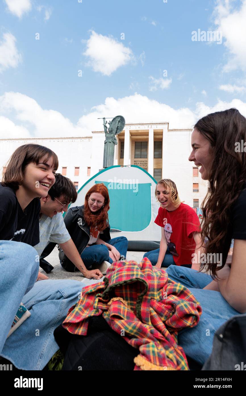 Protest for Affordable Student Housing at Sapienza University: Students ...