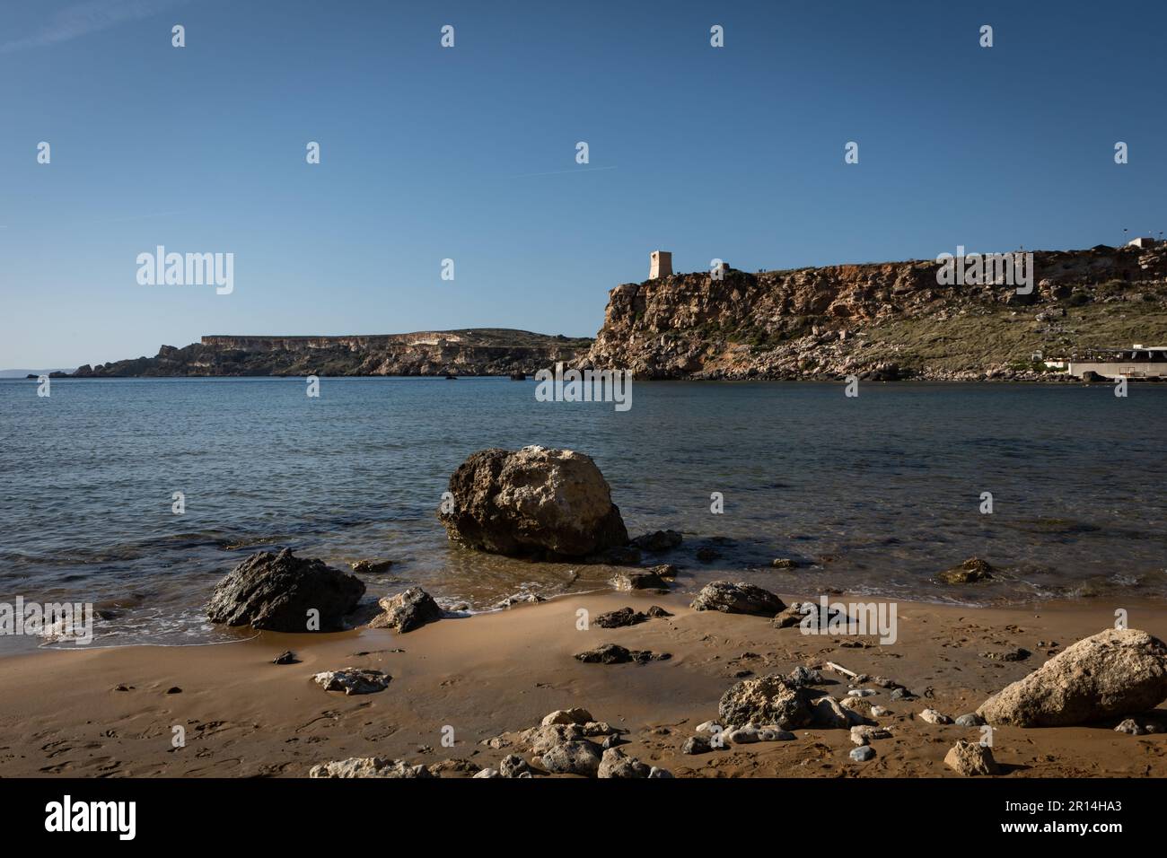 Malta beach rocks hi-res stock photography and images - Alamy