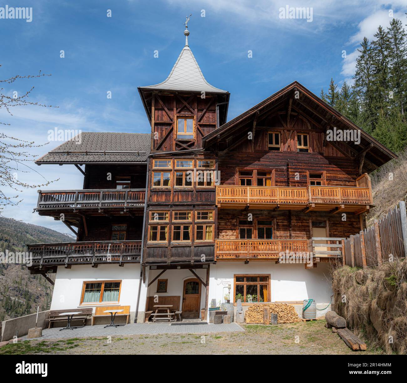 Hartungshausen Tyrolean house built as a sanatorium in 1903 and ...