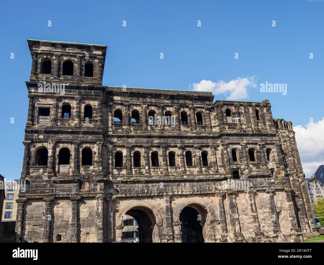 the city of Trier at the moselle river Stock Photo - Alamy