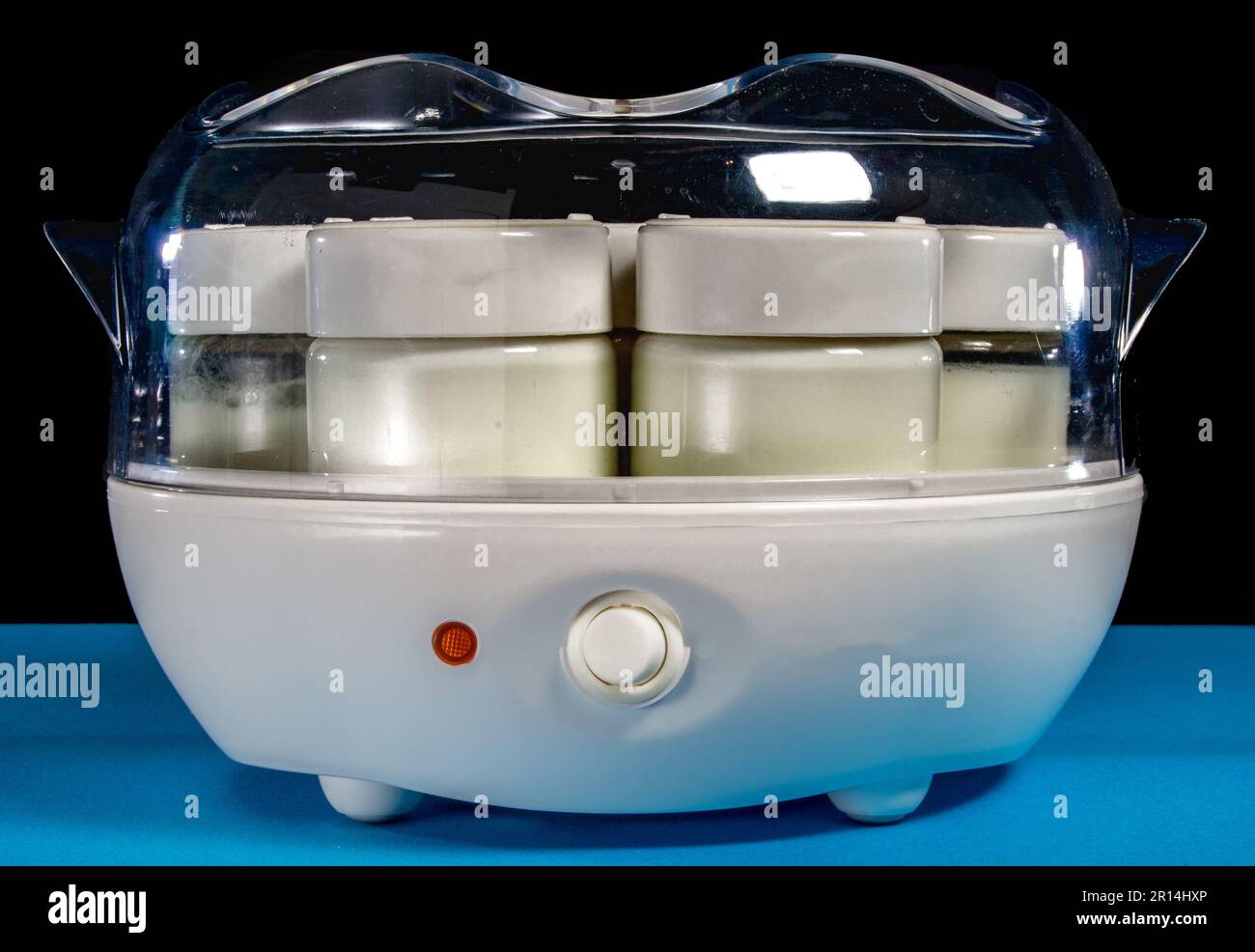 Homemade yogurt with an electric yogurt maker Stock Photo - Alamy