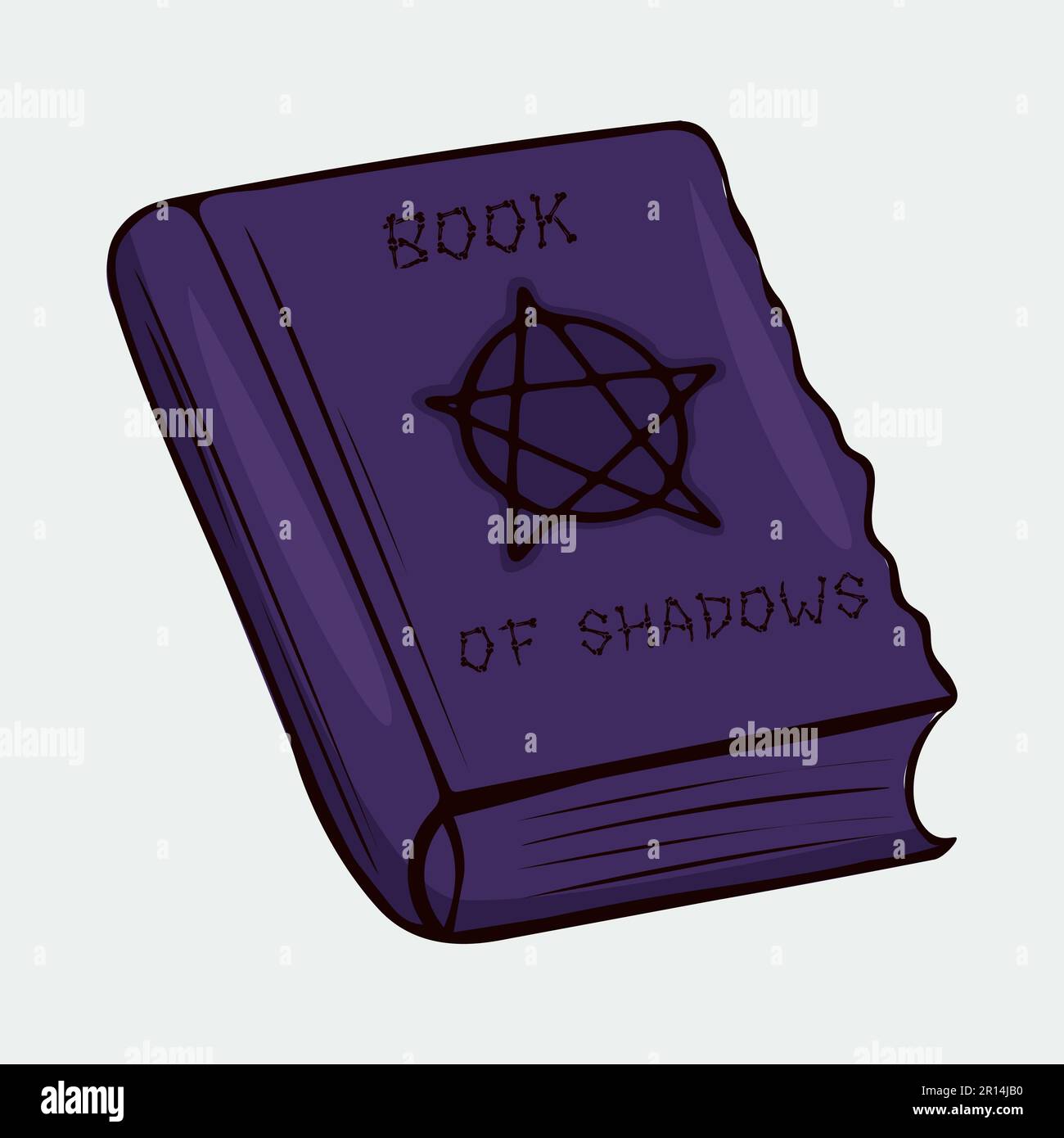 Hand-drawn book of witch spells vector illustration Stock Vector Image ...