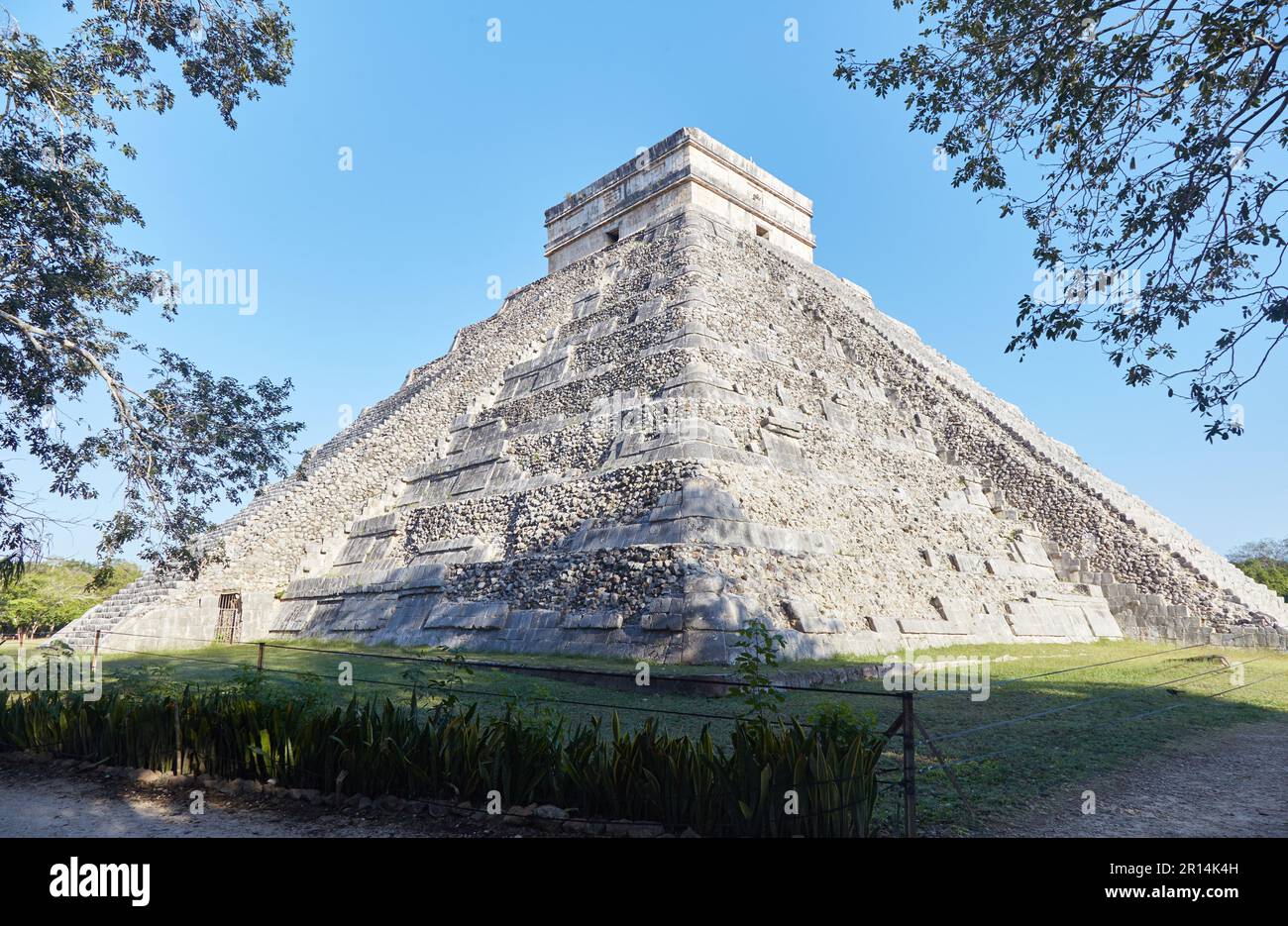 El Castillo, or the Temple of Kulkucan at Chichen Itza, is one of the ...