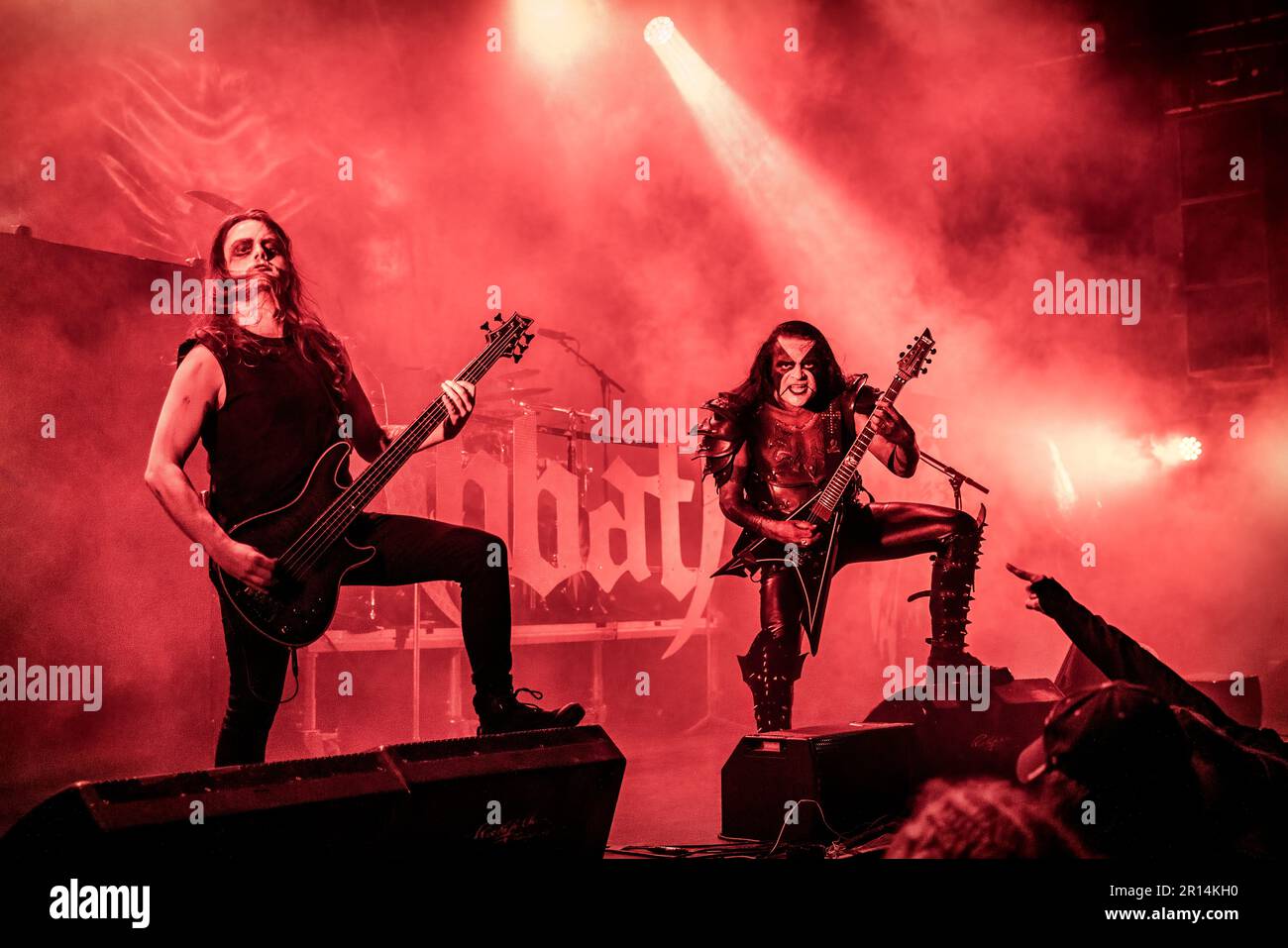 Oslo, Norway. 09th, April 2023. The Norwegian black metal band Abbath performs a live concert at ...