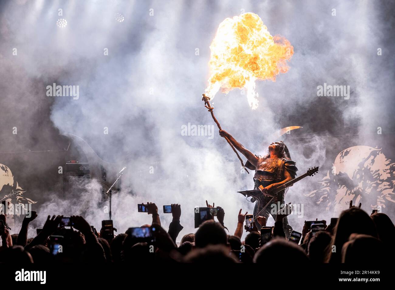 Oslo, Norway. 09th, April 2023. The Norwegian black metal band Abbath performs a live concert at ...