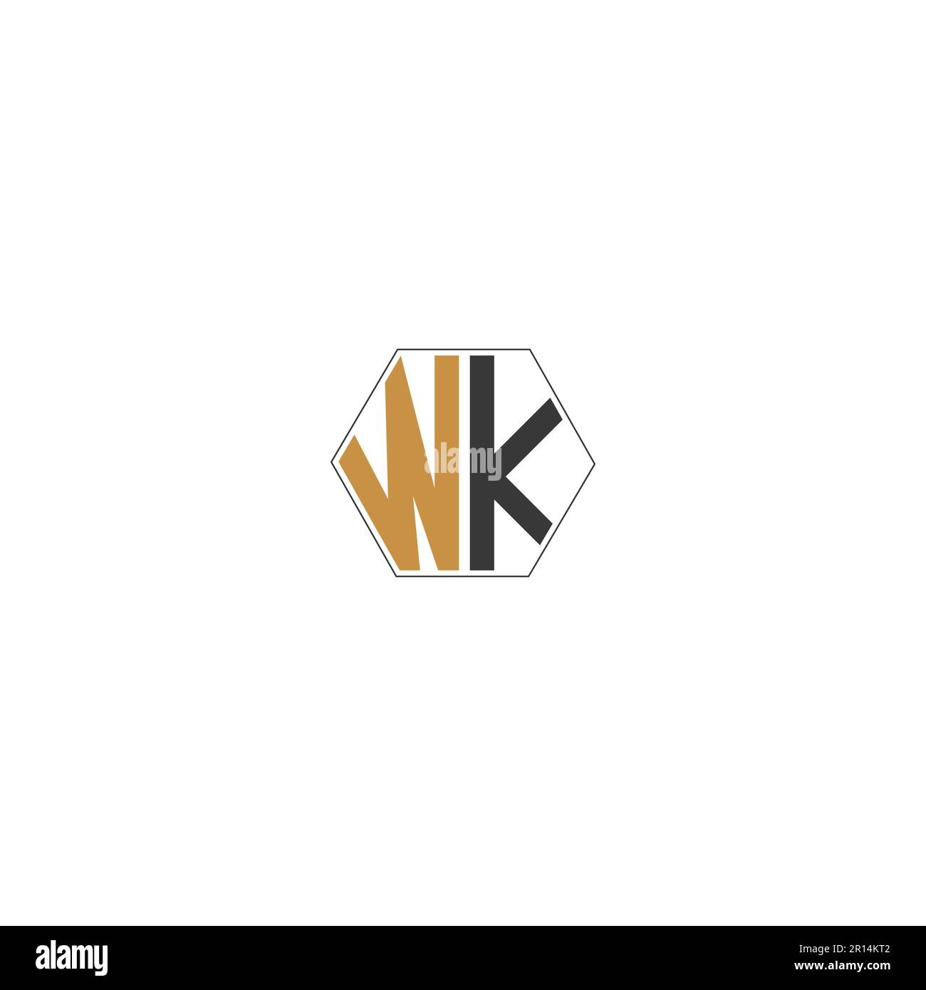 Alphabet Initials logo WK, KW, W and K Stock Vector Image & Art - Alamy