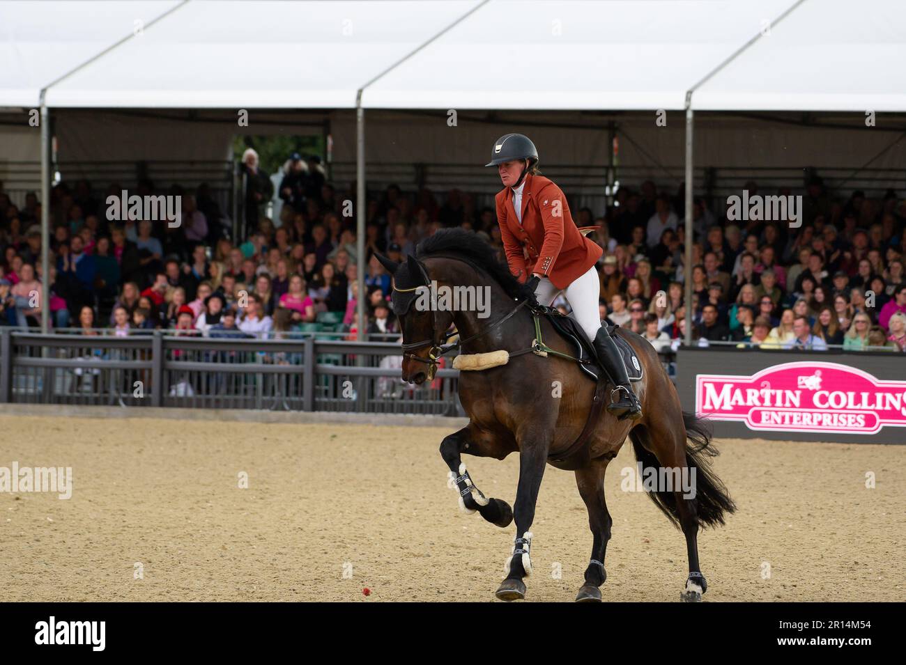 Windsor, Berkshire, UK. 11th May, 2023. Rider Nici Wilson competes in ...