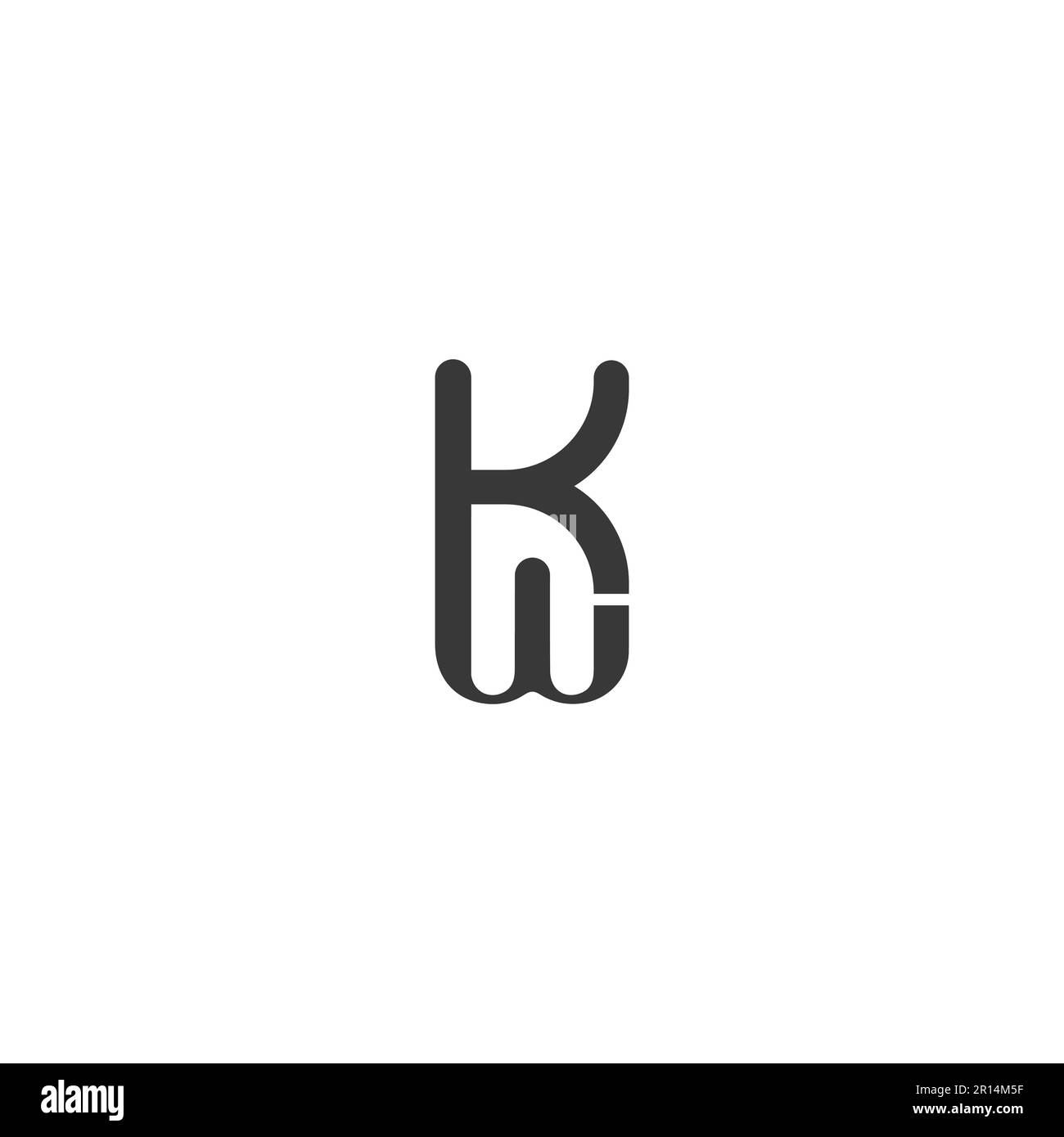 Alphabet Initials logo WK, KW, W and K Stock Vector Image & Art - Alamy