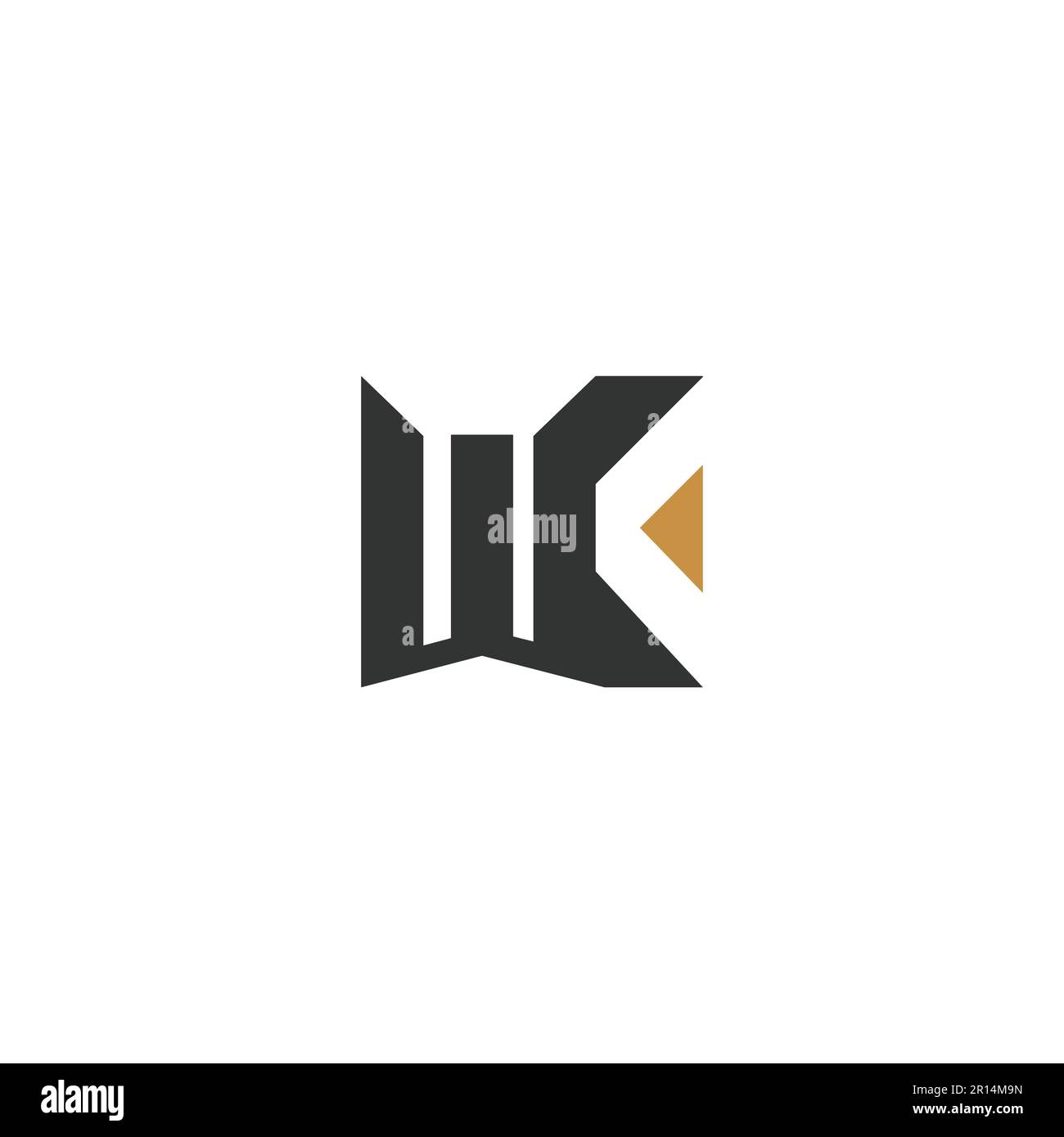 Alphabet Initials logo WK, KW, W and K Stock Vector Image & Art - Alamy