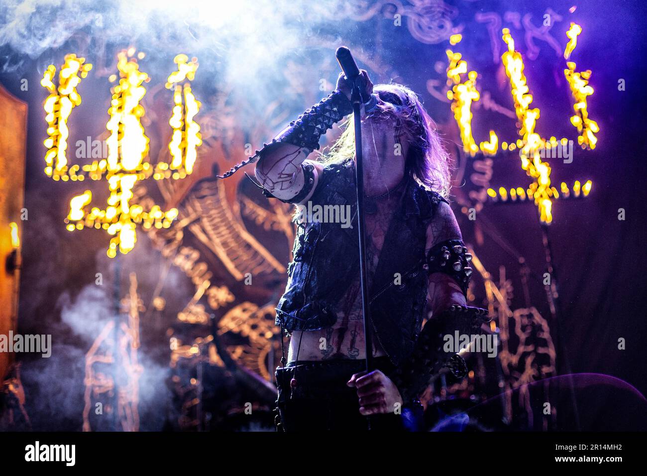Oslo, Norway. 08th, April 2023. The Swedish black metal band Watain ...