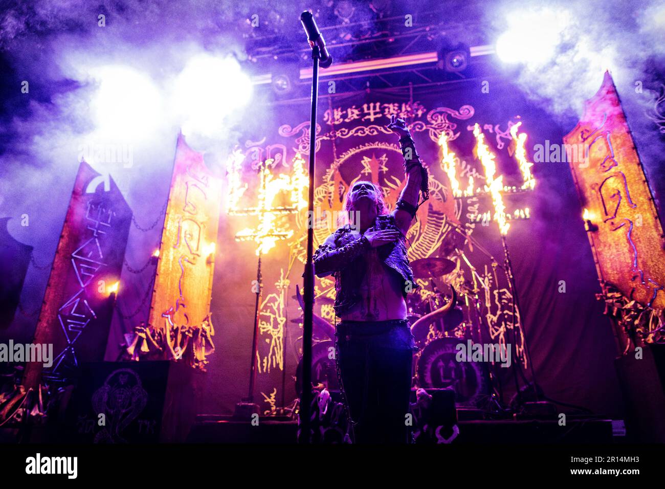 Oslo, Norway. 08th, April 2023. The Swedish black metal band Watain ...