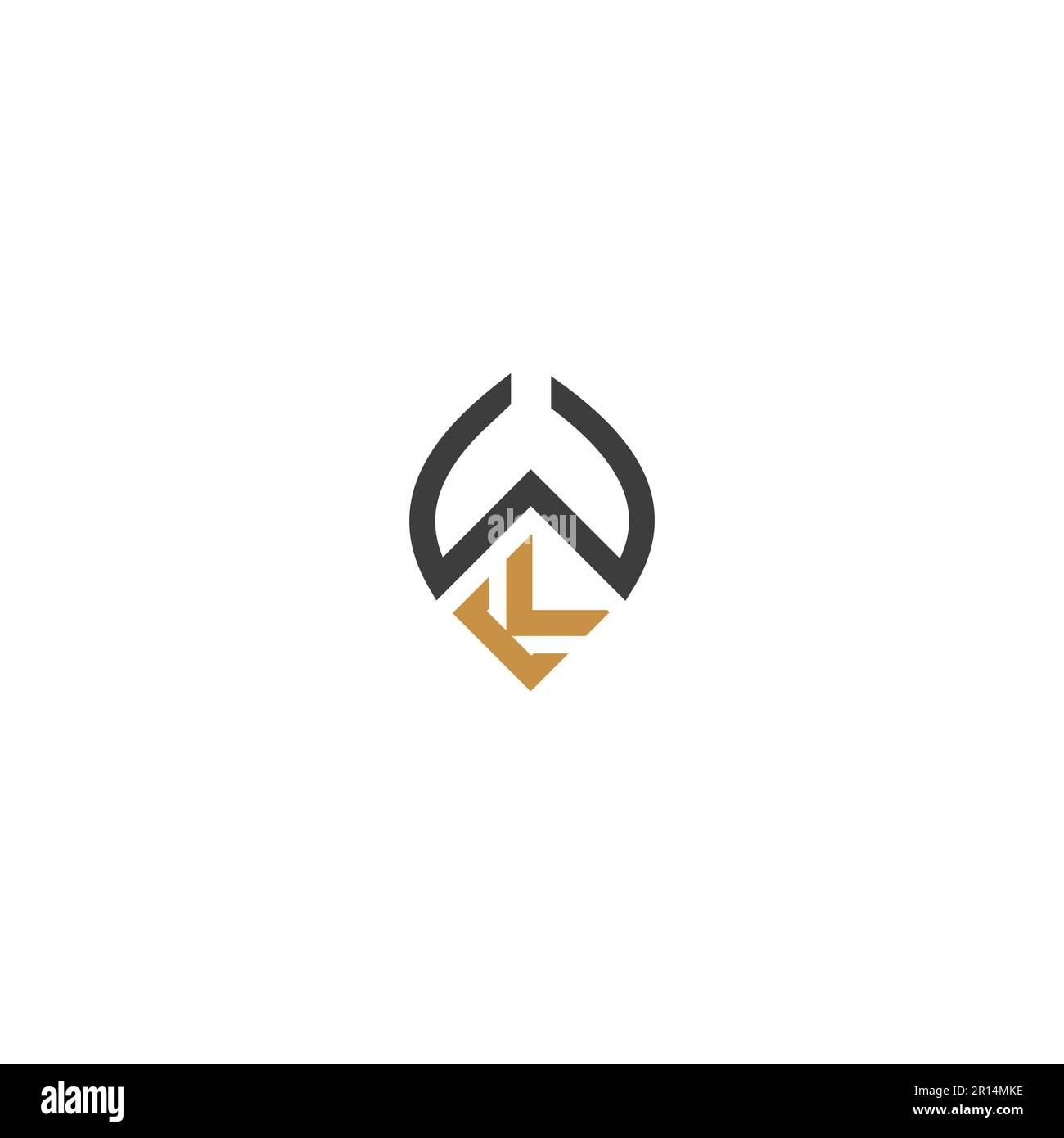 Alphabet Initials logo WK, KW, W and K Stock Vector Image & Art - Alamy