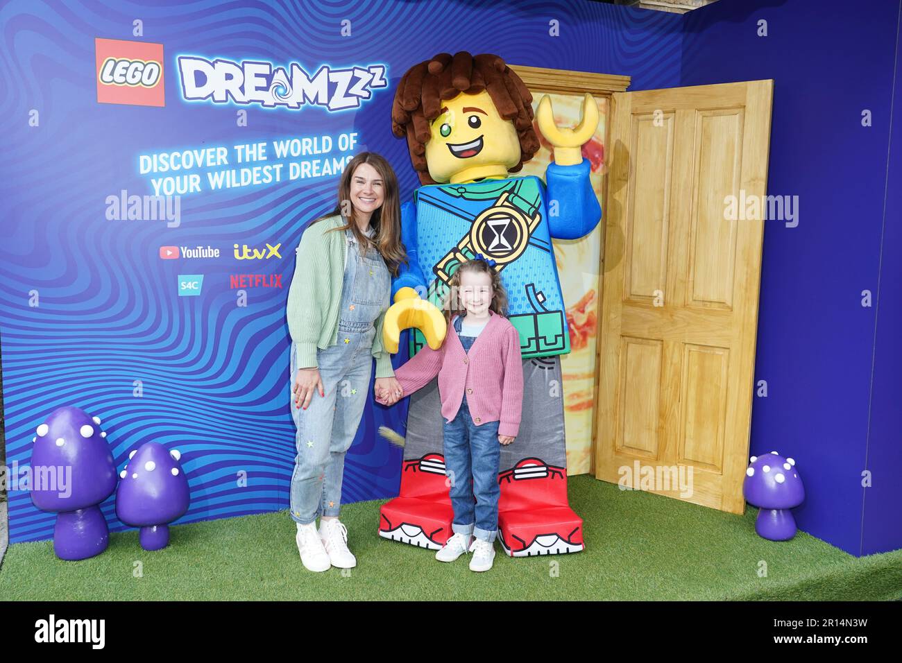 EDITORIAL USE ONLY Izzy Judd and her daughter Lola attend the LEGO ...